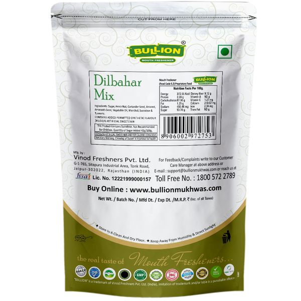 Bullion Dilbahar Mix | Natural Taste | Pan Mix – Bullion Dizzle Mouth ...